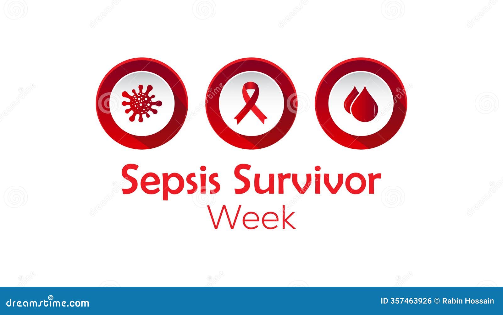 February Is Sepsis Survivor Week. Cartoon Vector | CartoonDealer.com ...