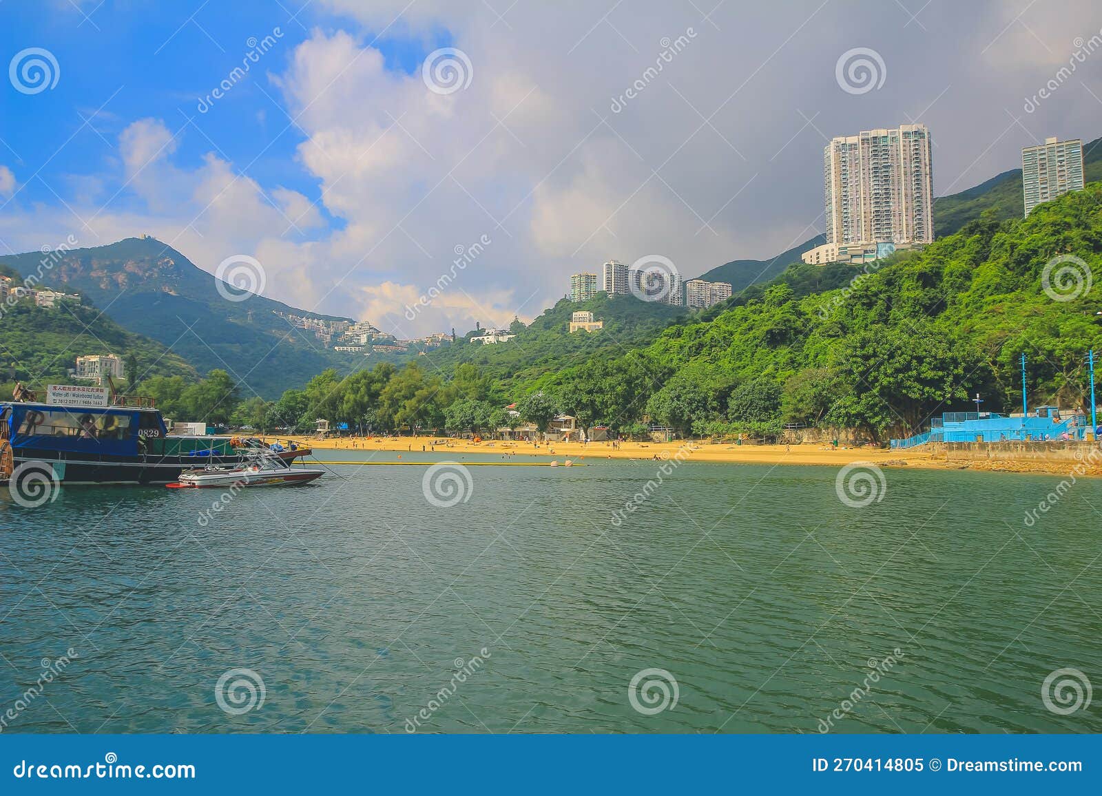 14 Sept 2014 the Beach , Deep Water Bay, Hong Kong Stock Image - Image ...
