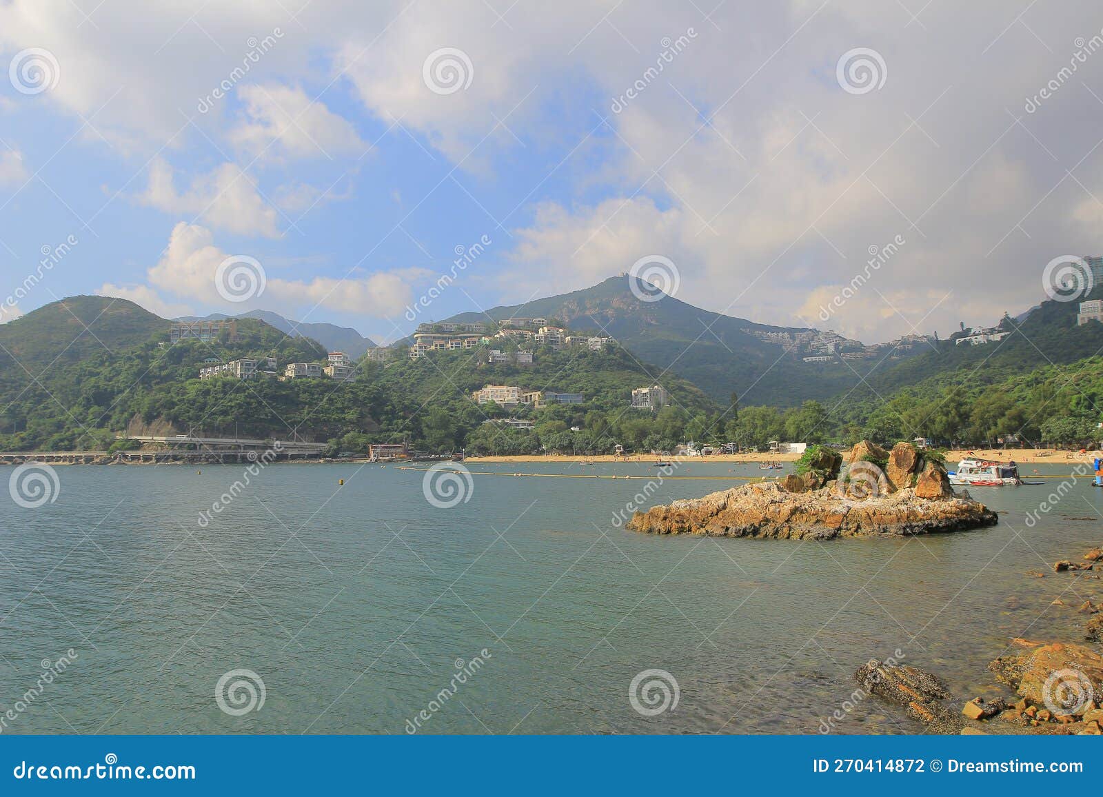 14 Sept 2014 the Beach , Deep Water Bay, Hong Kong Stock Photo - Image ...