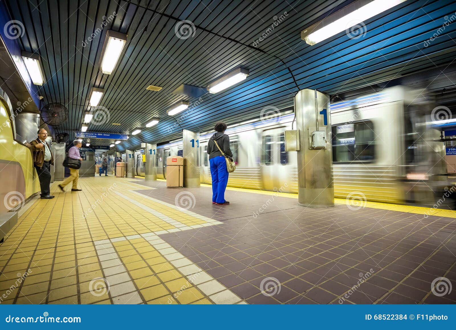 SEPTA Subway Station in Philadelphia Editorial Stock Image - Image of ...