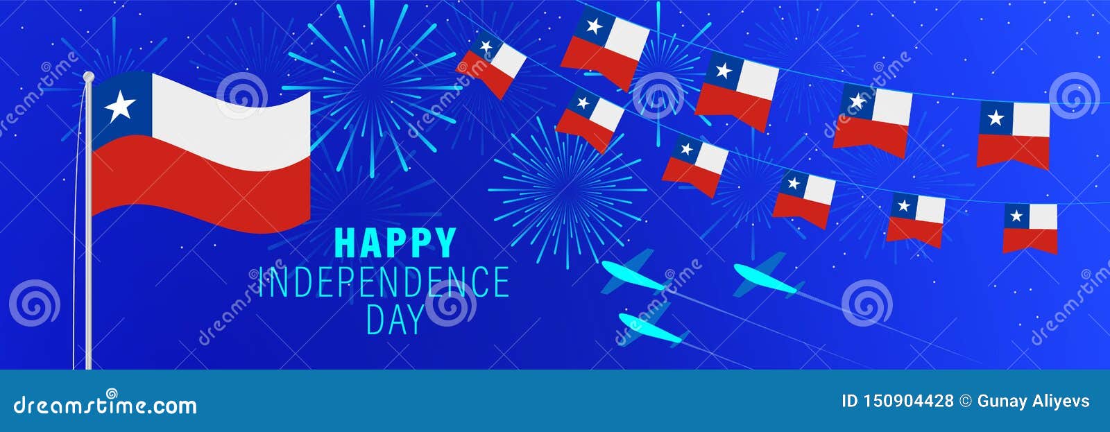 SeptemberÂ 18 Chile Independence Day Greeting Card. Celebration ...