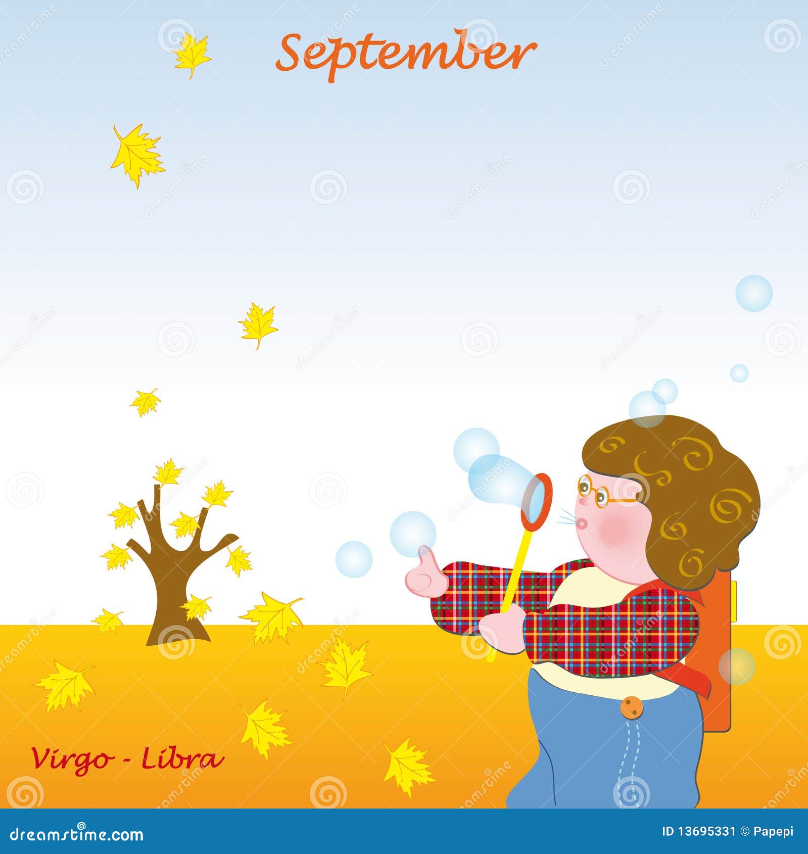 September Base Calendar To Add the Days Stock Illustration ...
