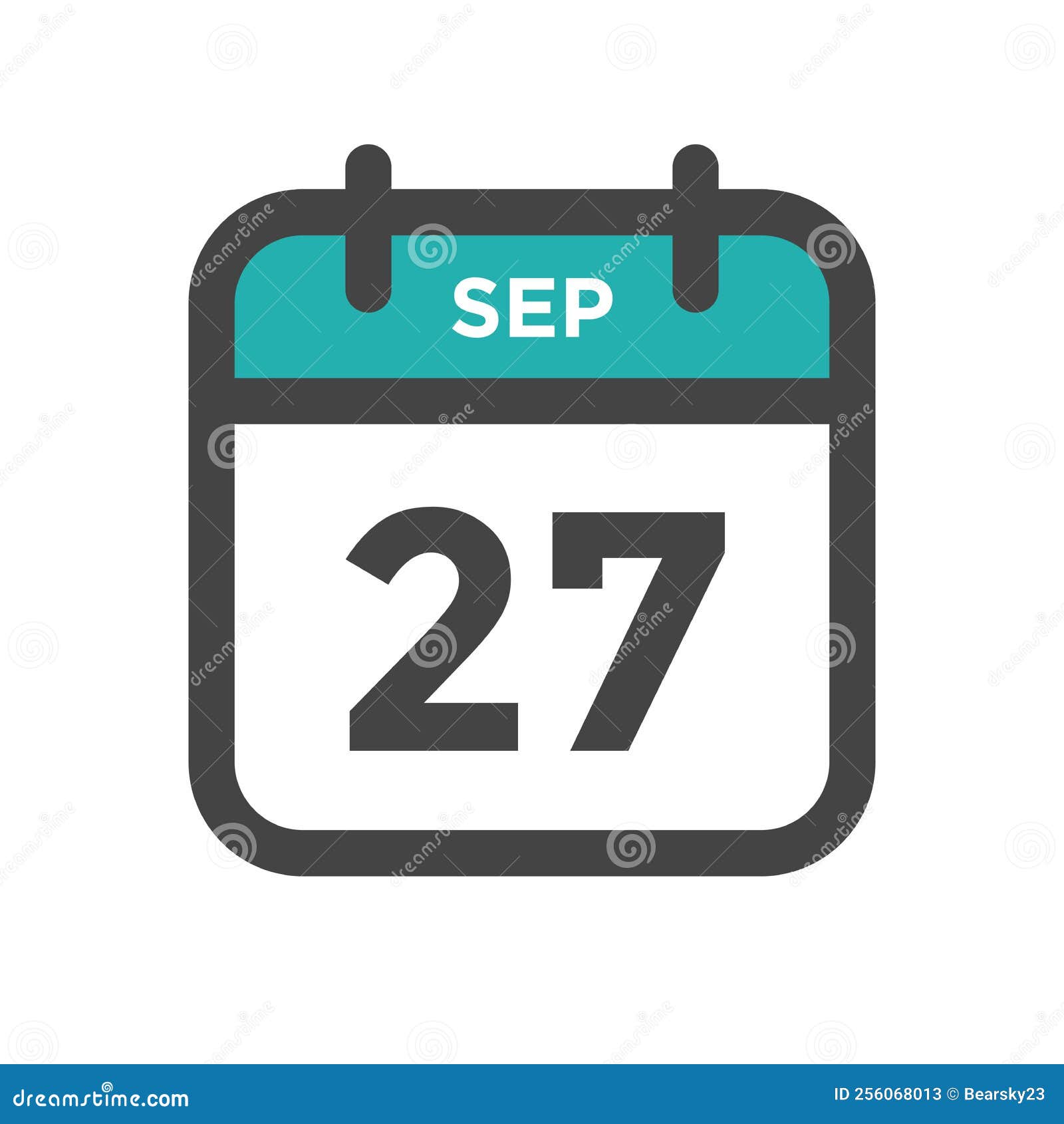 September 27 Calendar Day or Calender Date for Deadlines or Appointment ...