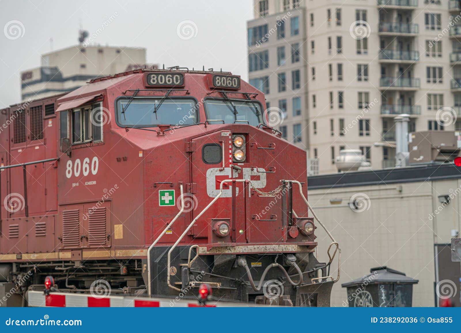 September 19 2020 - Calgary Alberta Canada - Train Passing through ...
