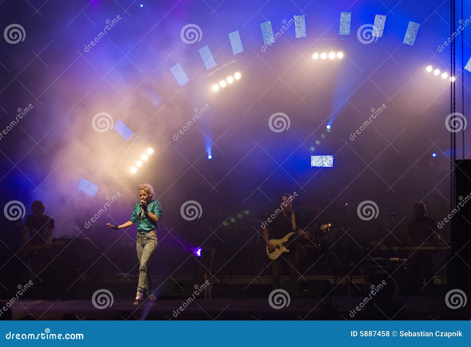 September in concert editorial stock photo. Image of stand - 5887458