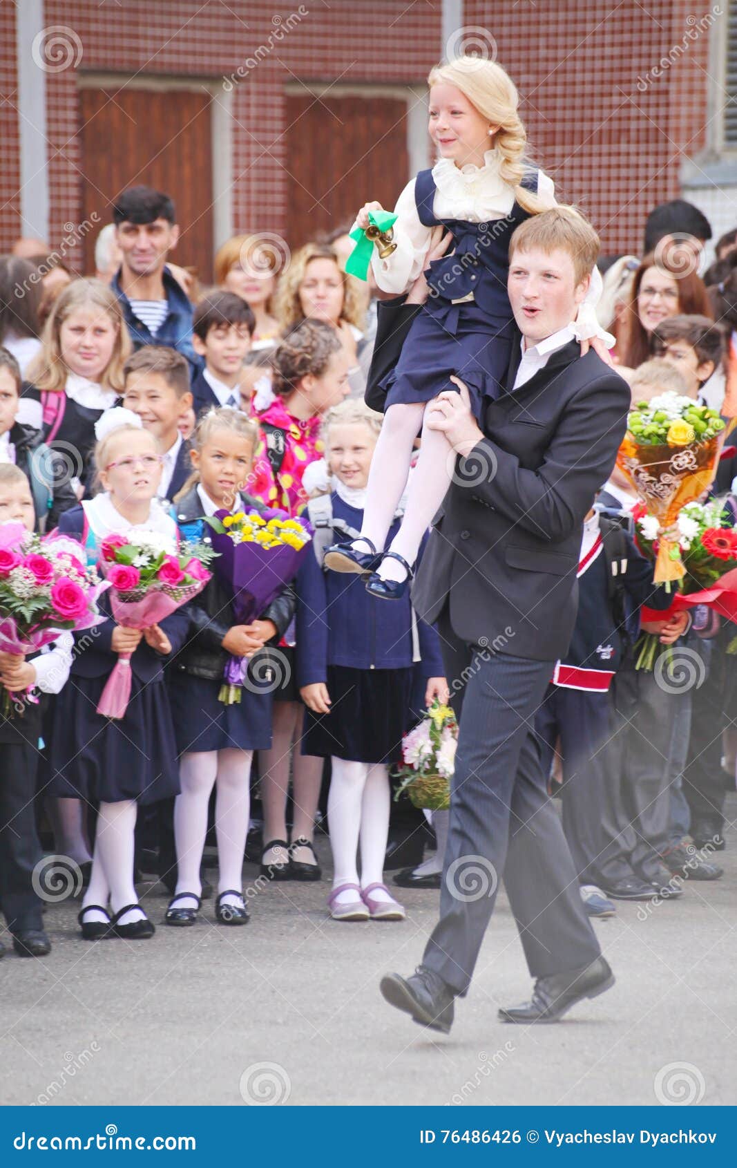 September 1, Knowledge Day in Russian School. Day of Knowledge. First ...