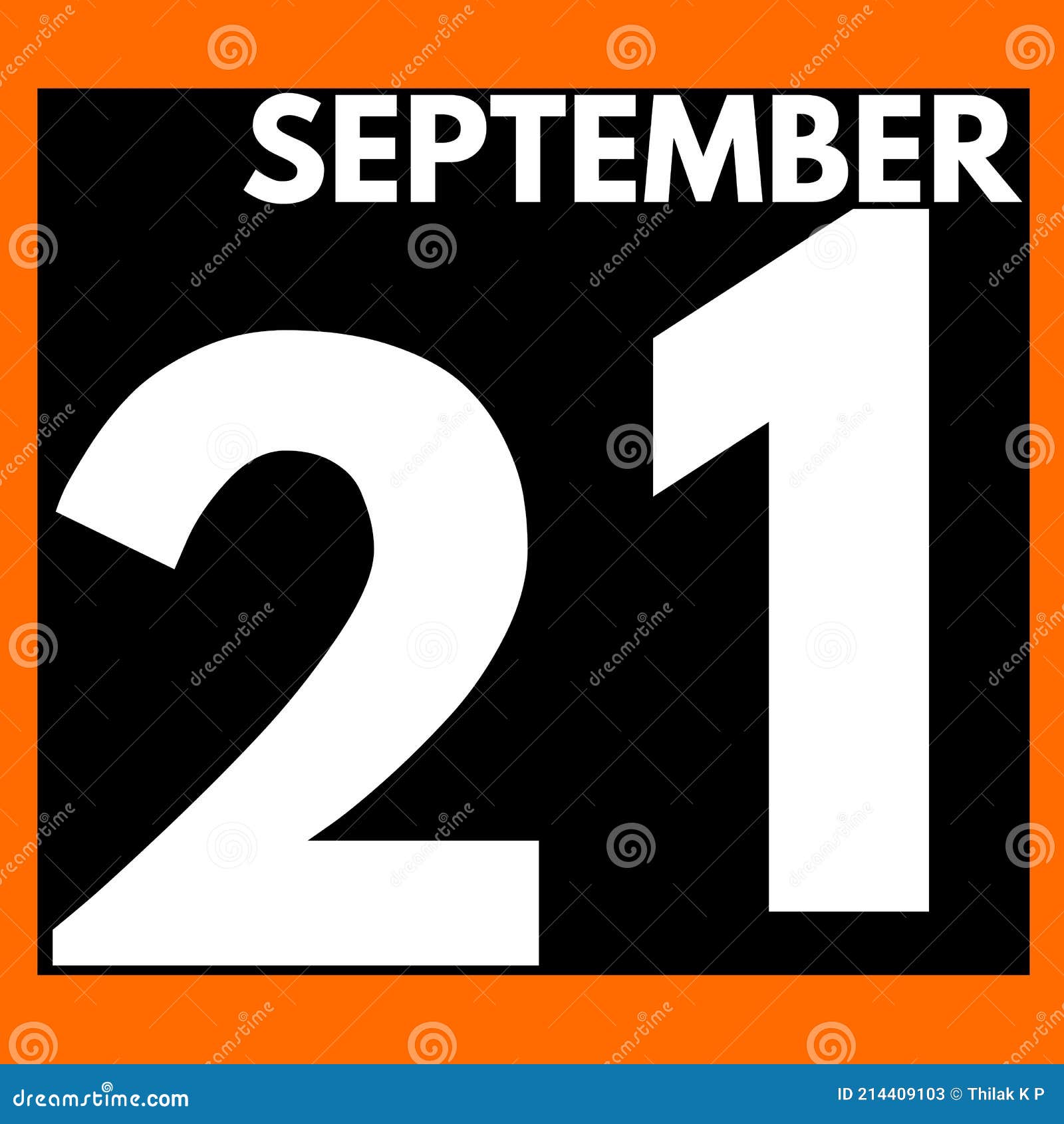 September 21 . Modern daily Calendar Icon .date ,day, Month Stock ...