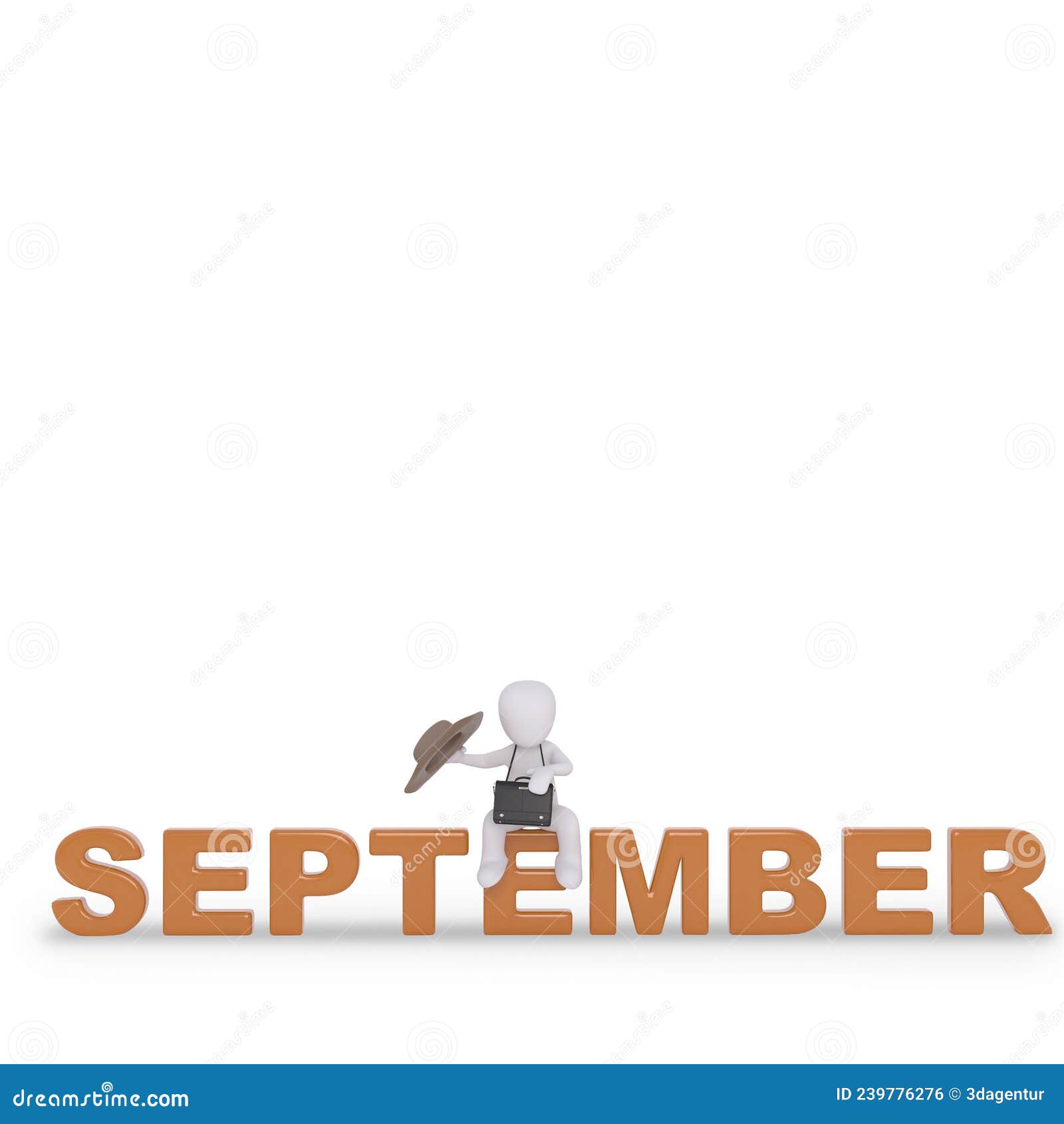 September is the Ninth Month of the Year Stock Illustration ...