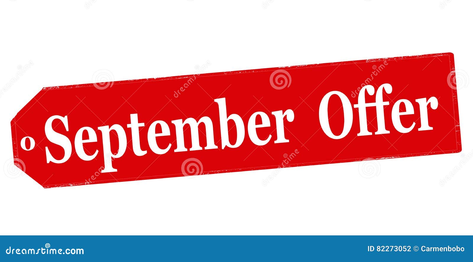 September offer stock vector. Illustration of stamp, rubber - 82273052