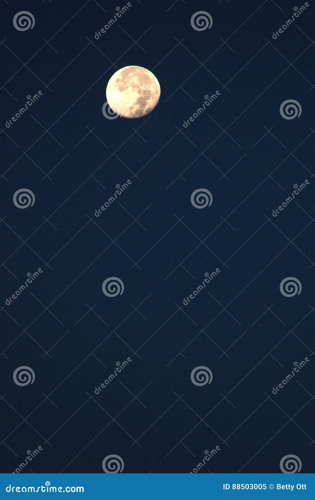 September`s Full Moon stock image. Image of moonlight - 88503005