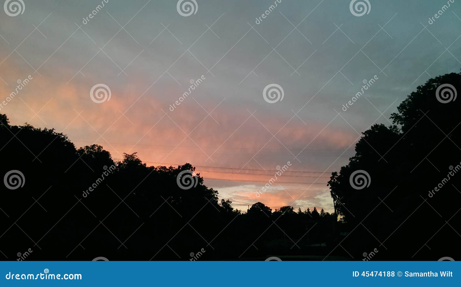 September Sky stock photo. Image of evening, september - 45474188
