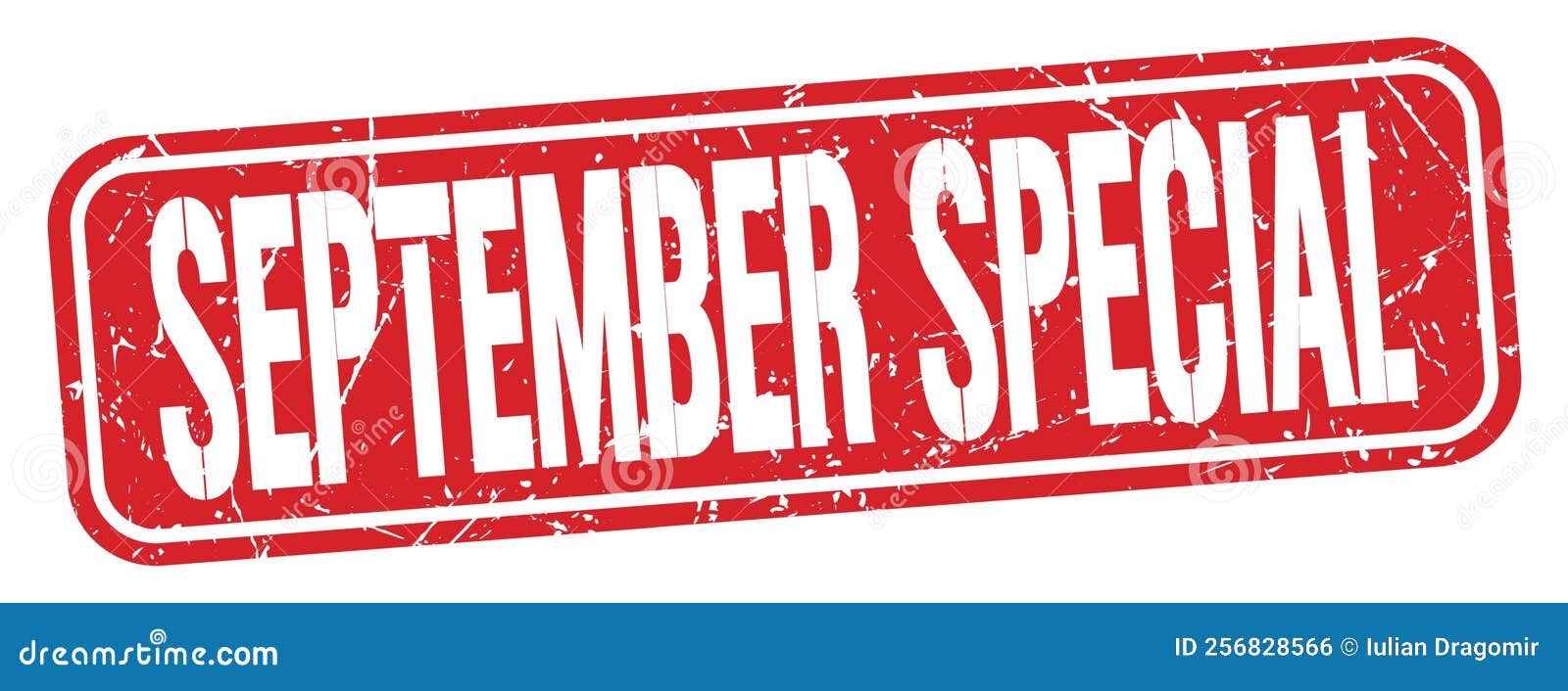 SEPTEMBER SPECIAL Text Written on Red Stamp Sign Stock Illustration ...