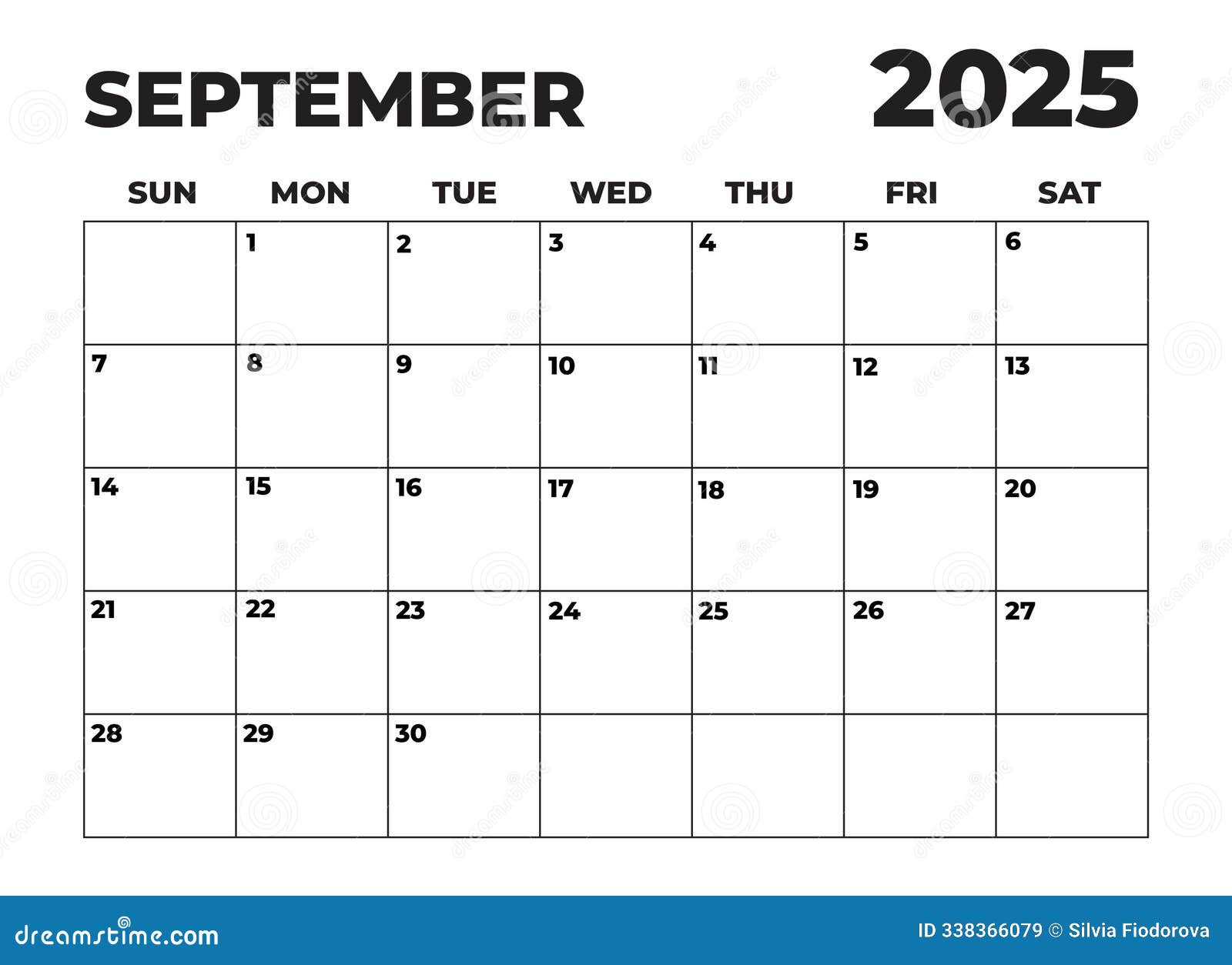 September 2025 - Calendar 2025 Template Vector, Desk Calendar 2025 ...