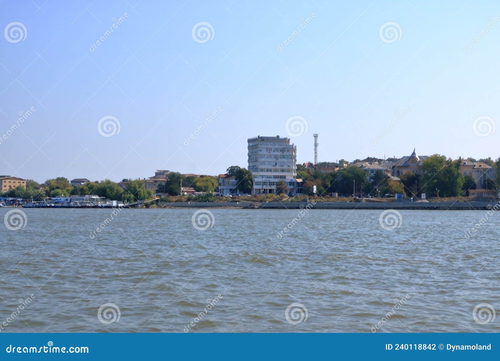 September 13 2021 - Tulcea in Romania:: View of the Harbour Area and ...