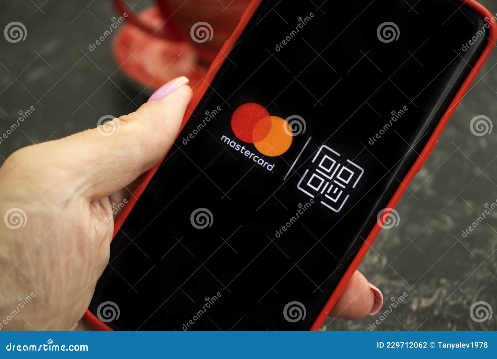 September 11, 2021, Ukraine, Kiev Hand Holds A Smartphone With The ...