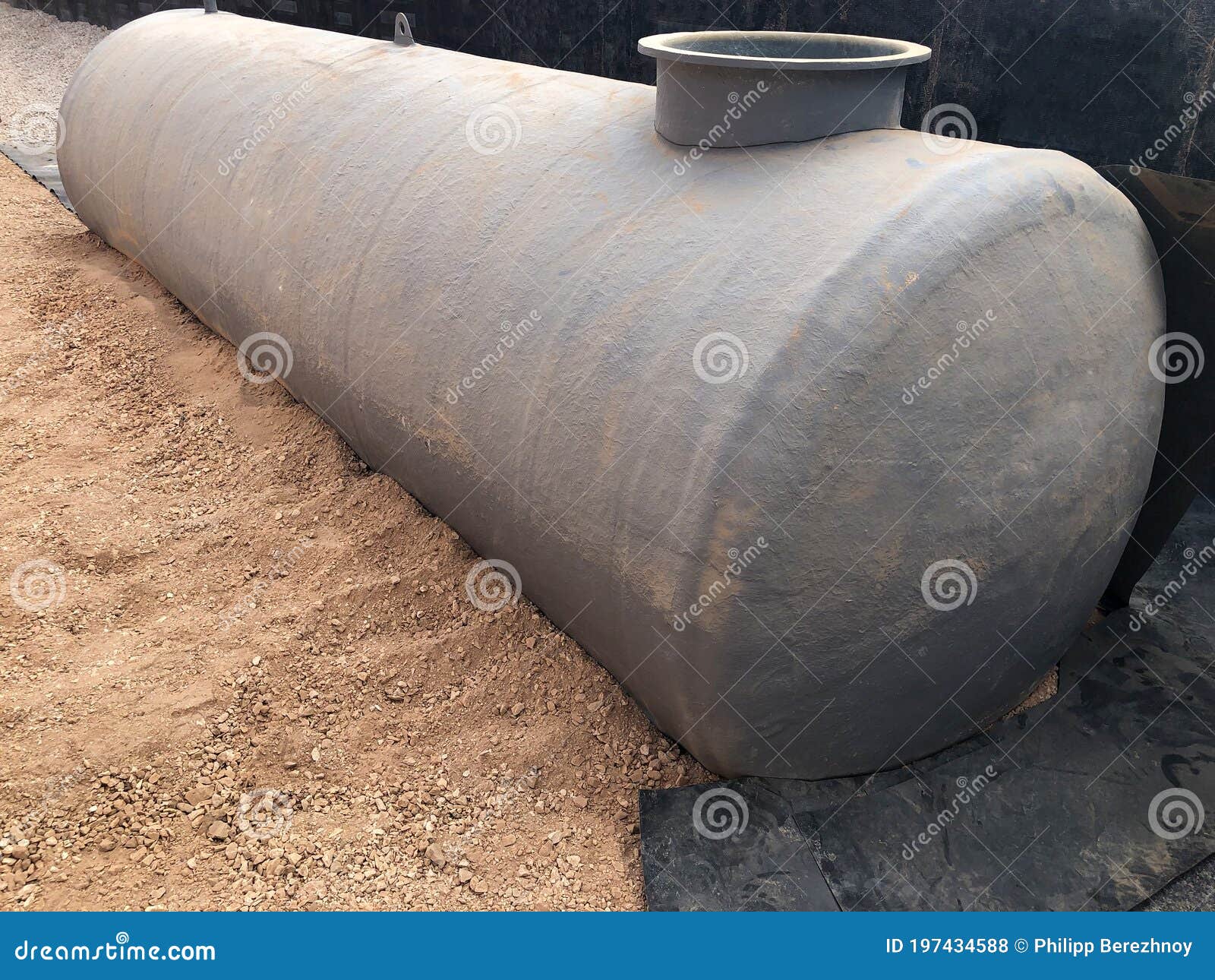 Septic Tank at Construction Site Stock Photo - Image of industry ...
