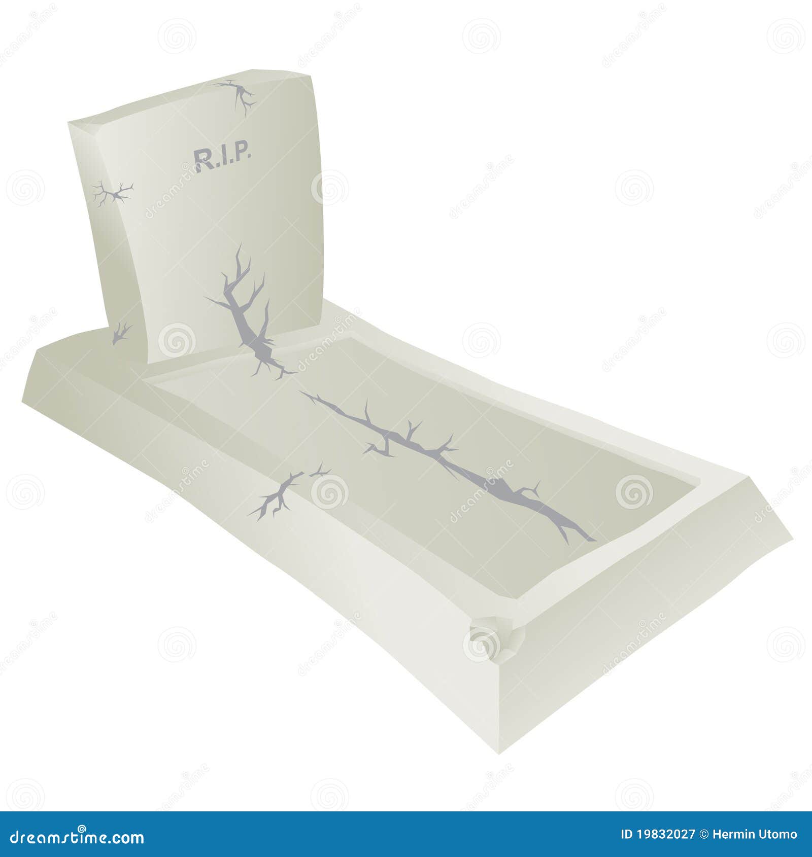 Sepulcro ilustración del vector. Ilustración de piedra - 19832027