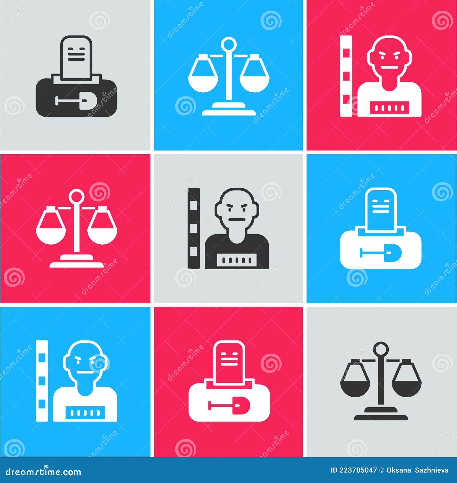 Sepultar Con Escalas De Justicia Y Icono Criminal Sospechoso. Vector ... Sepultar Con Escalas De Justicia Y Icono Criminal Sospechoso. Vector ...