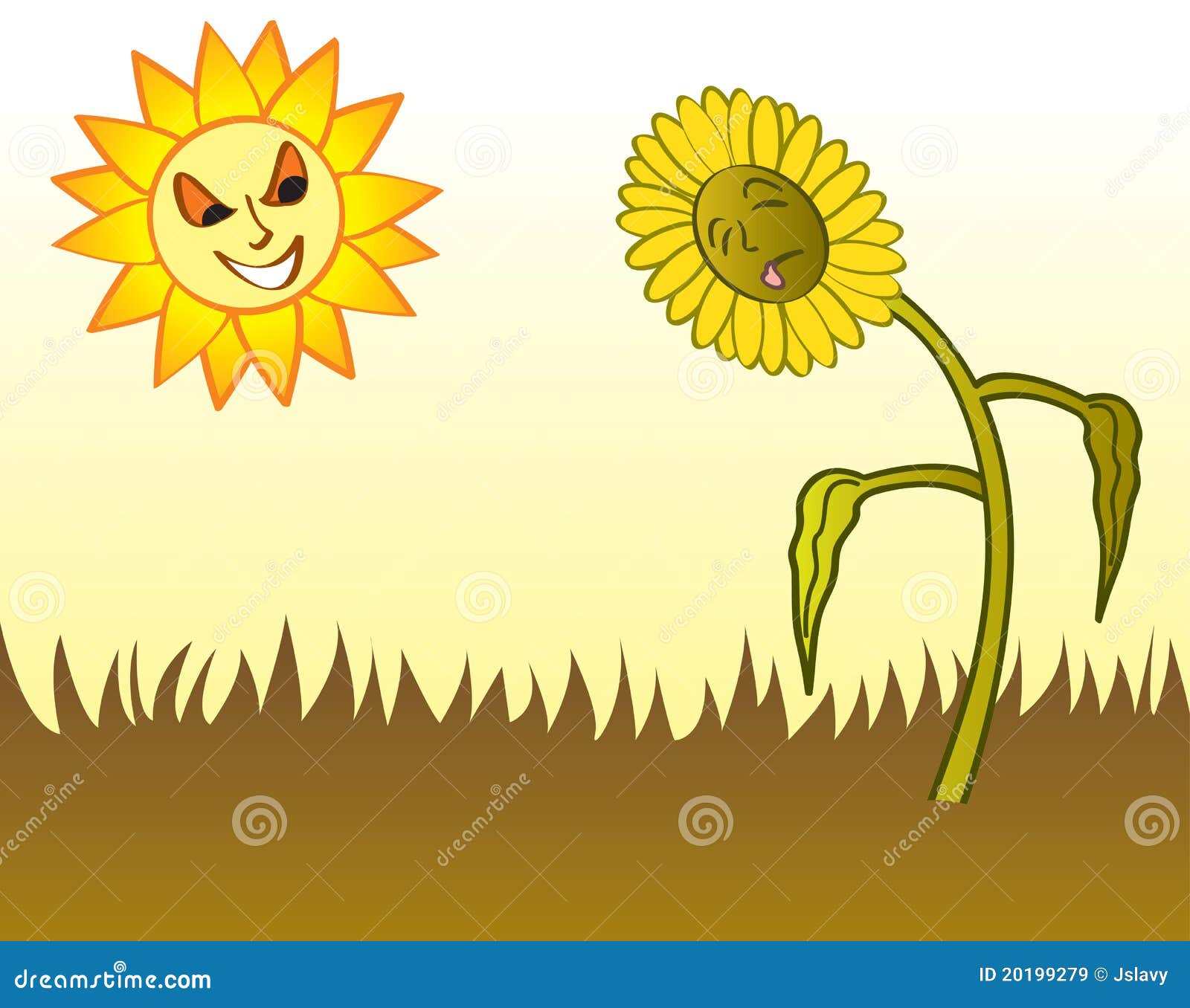 Sequía ilustración del vector. Ilustración de julio, global - 20199279