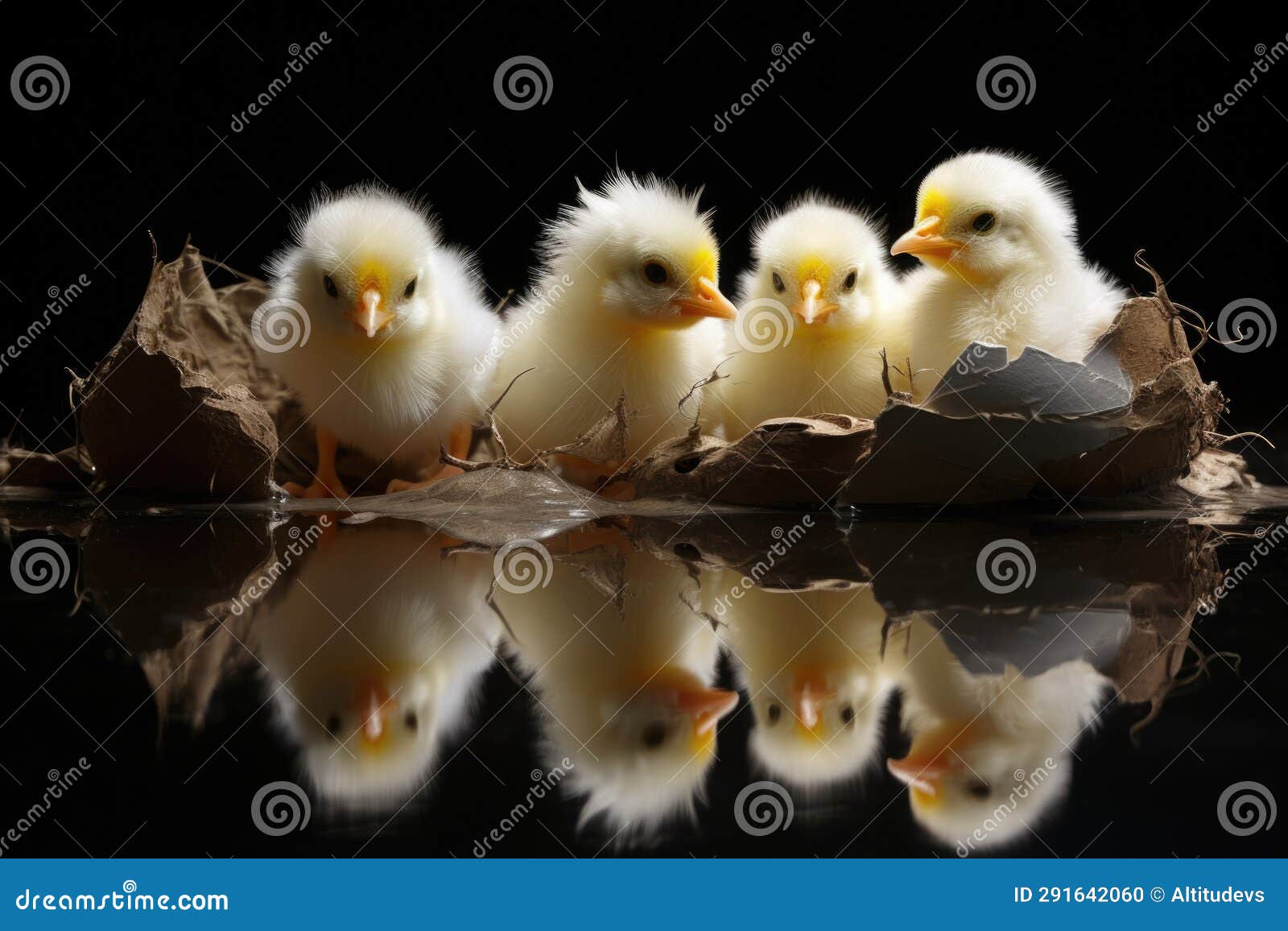 Sequence of a Chick Hatching from an Egg Stock Photo - Image of ...