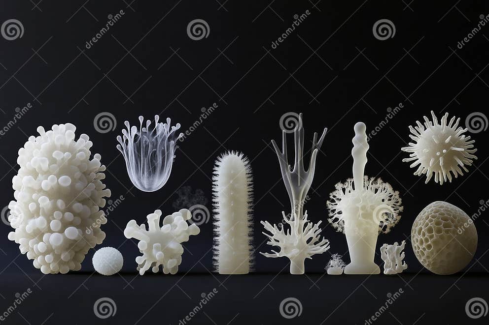 Evolution of Bacteria Displayed in Various Forms Showcasing Diversity ...