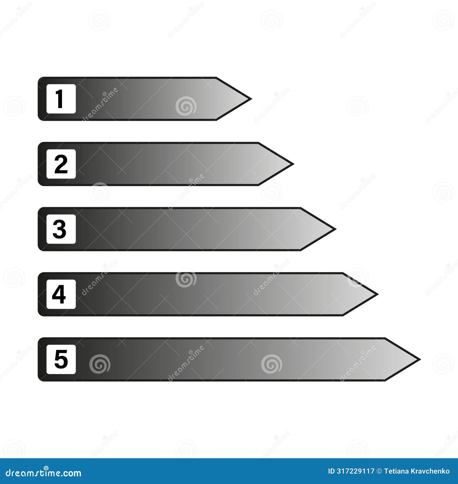 Sequential Arrow Indicators. Step Navigation Vector. Directional Signs ...