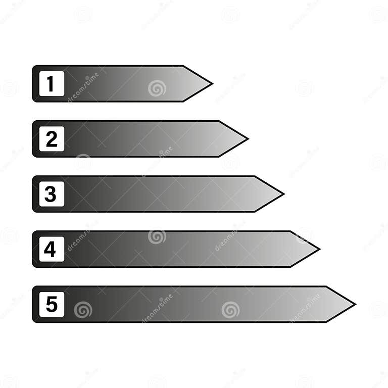 Sequential Arrow Indicators. Step Navigation Vector. Directional Signs ...