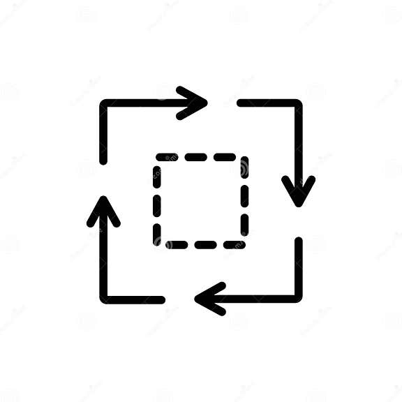 Sequential process icon stock vector. Illustration of design - 330178033