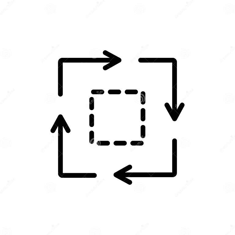 Sequential process icon stock vector. Illustration of design - 330178033