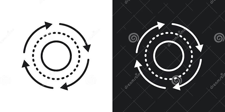 Sequential Process Icon Set. Simultaneous Integrated Processing Pattern ...