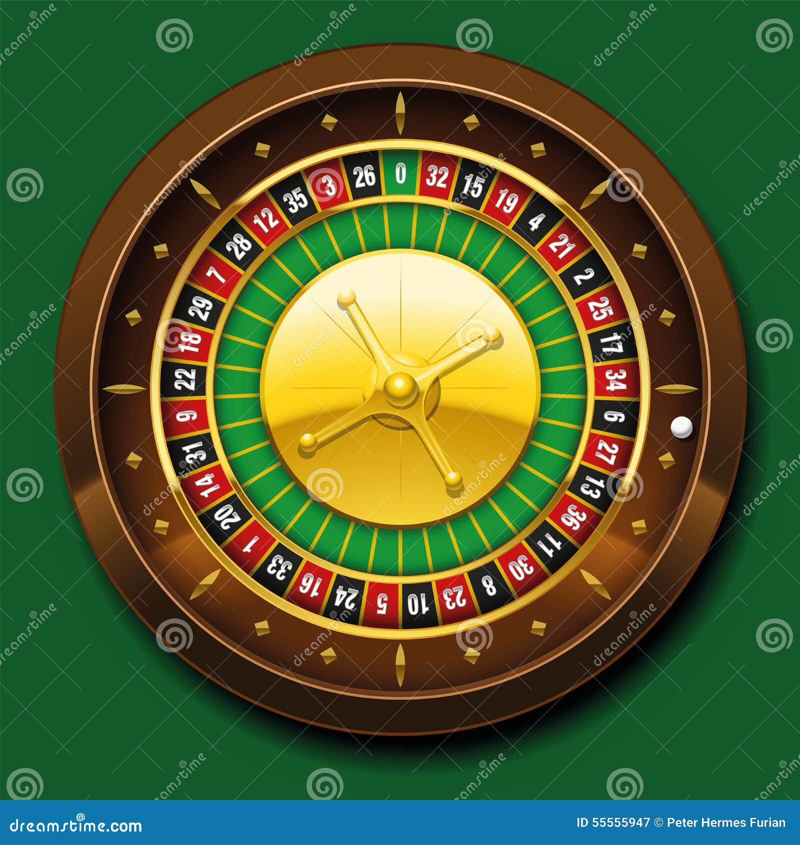 Sequenza Francese Di Numero Della Ruota Di Roulette Illustrazione ...