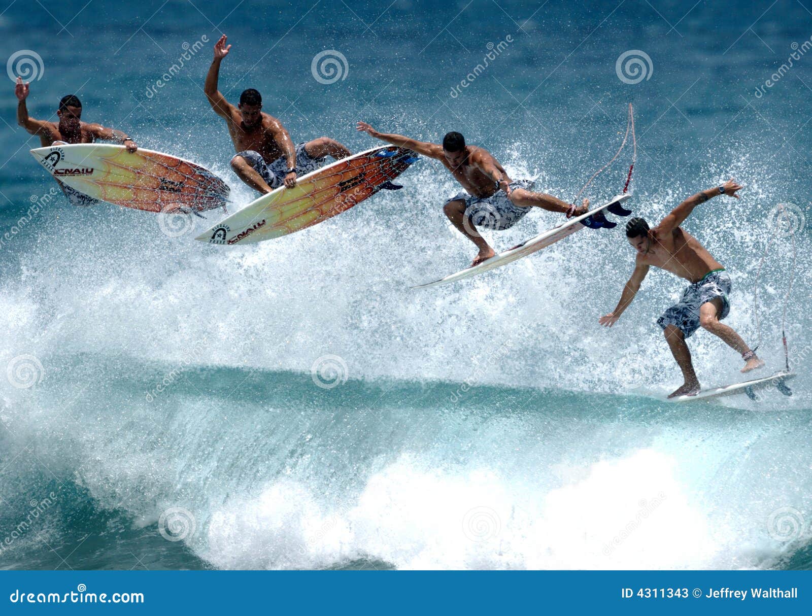 Sequenza Praticante Il Surfing Dell'aria Fotografia Stock Editoriale ...