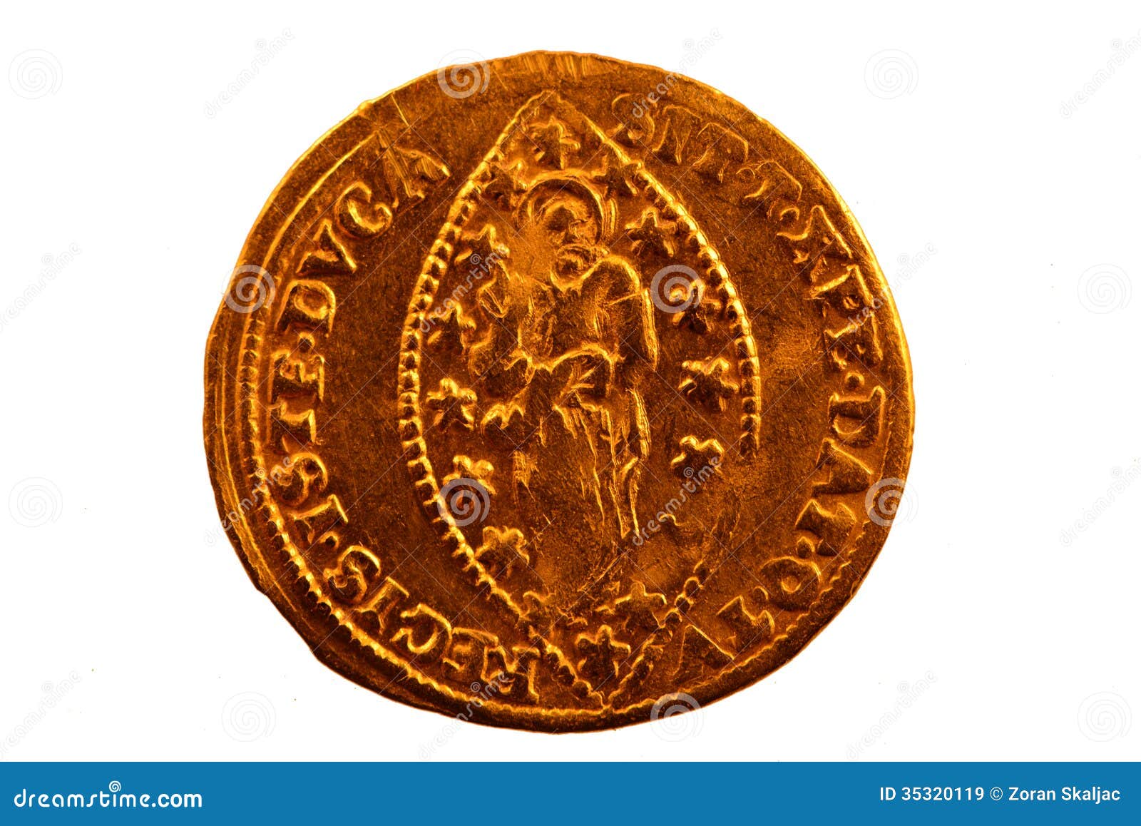 Sequin - Zecchino - a Gold Coin of Venice Stock Image - Image of ...