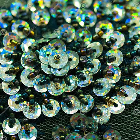 Sequined Floral Design stock image. Image of mesh, clothes - 3368921