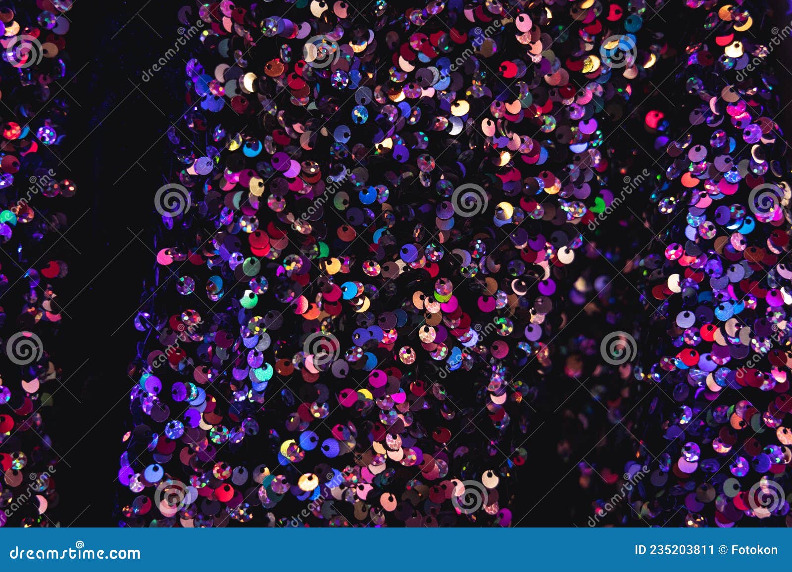 Sequins reflected lights stock image. Image of cloth - 235203811