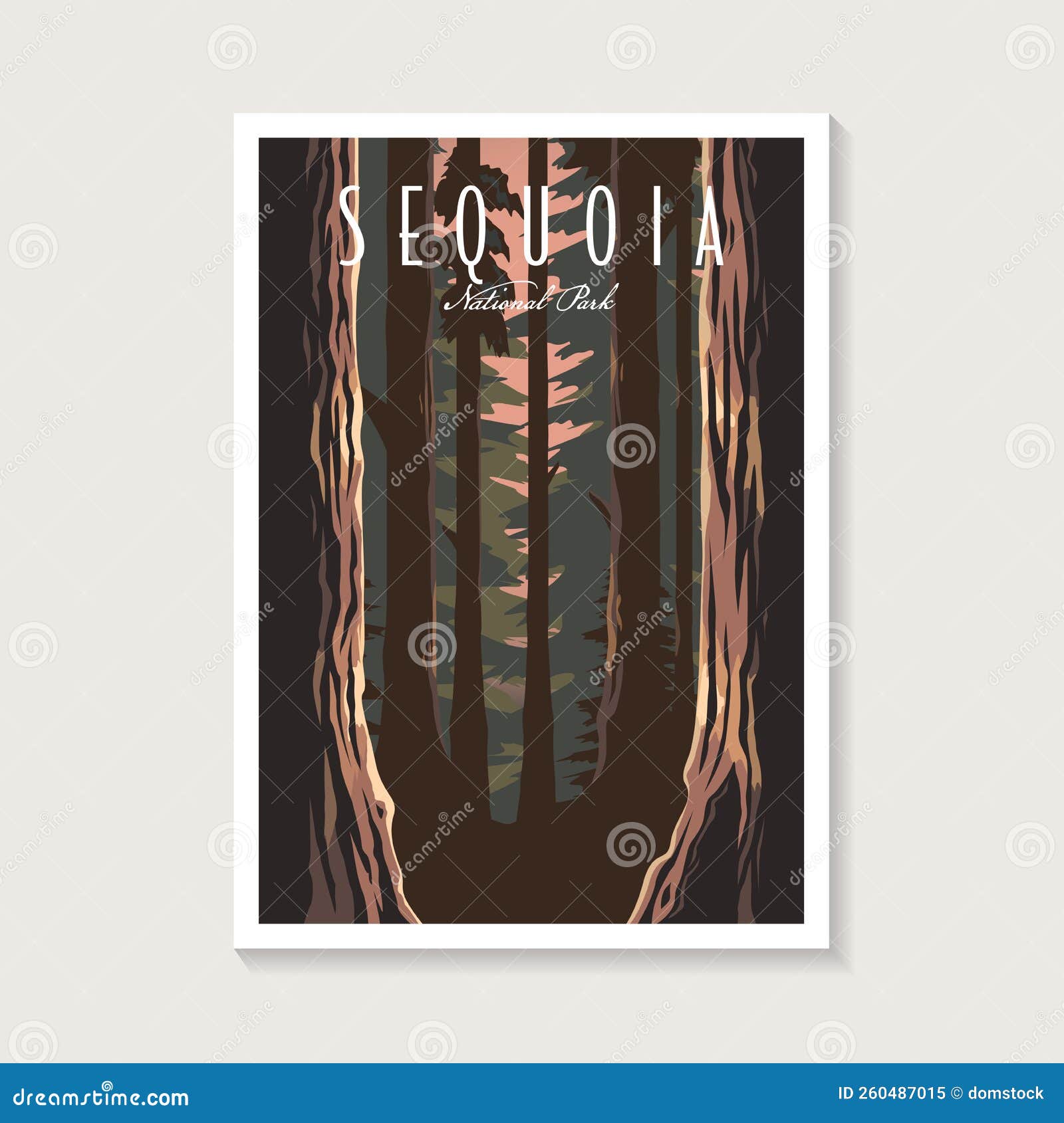 Modern Sequoia Tree Logo. Vector Illustration. | CartoonDealer.com ...