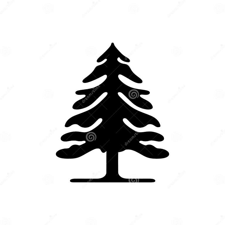 Sequoiaredwood tree icon stock vector. Illustration of redwood - 306213731