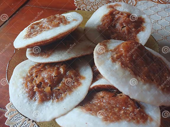 Serabi or Surabi is an Indonesian Pancake (in West Java) Stock Image ...