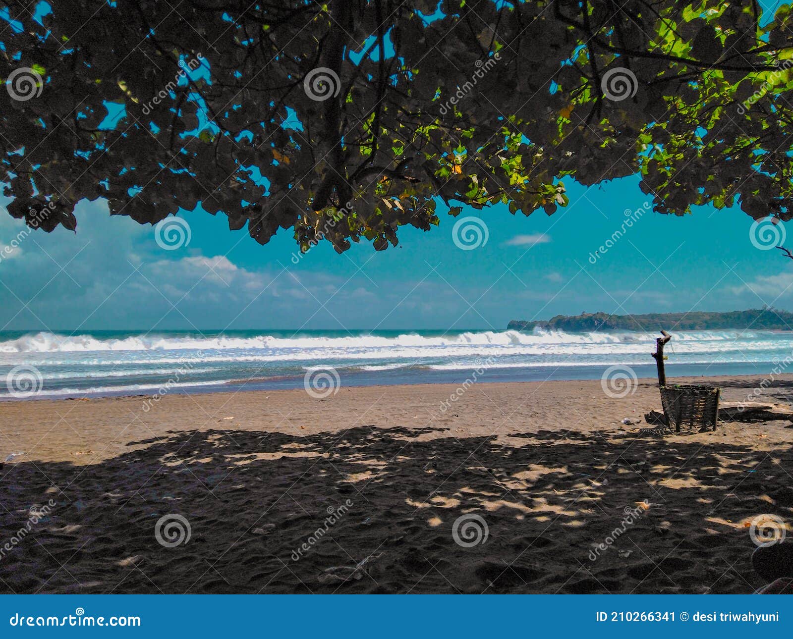 Serang Beach in East Java Indonesia Stock Image - Image of java, east ...