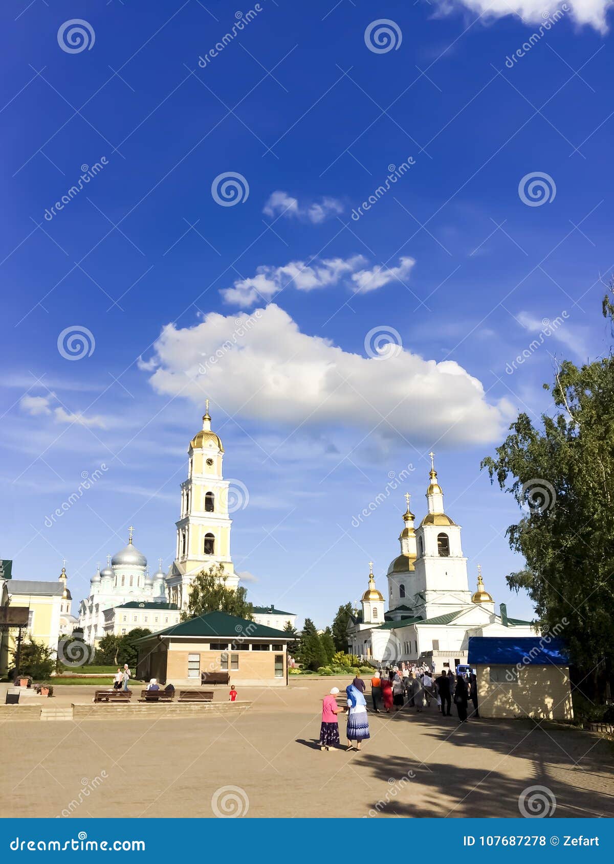 Seraphim of Sarov in the Holy Trinity Seraphim-Diveevo Monastery in ...