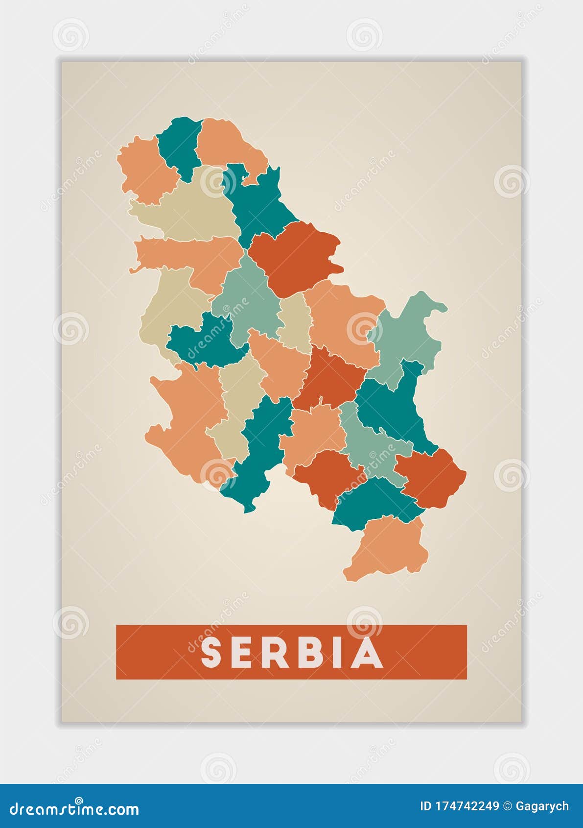 Serbia Poster Stock Vector Illustration Of Infographics 174742249