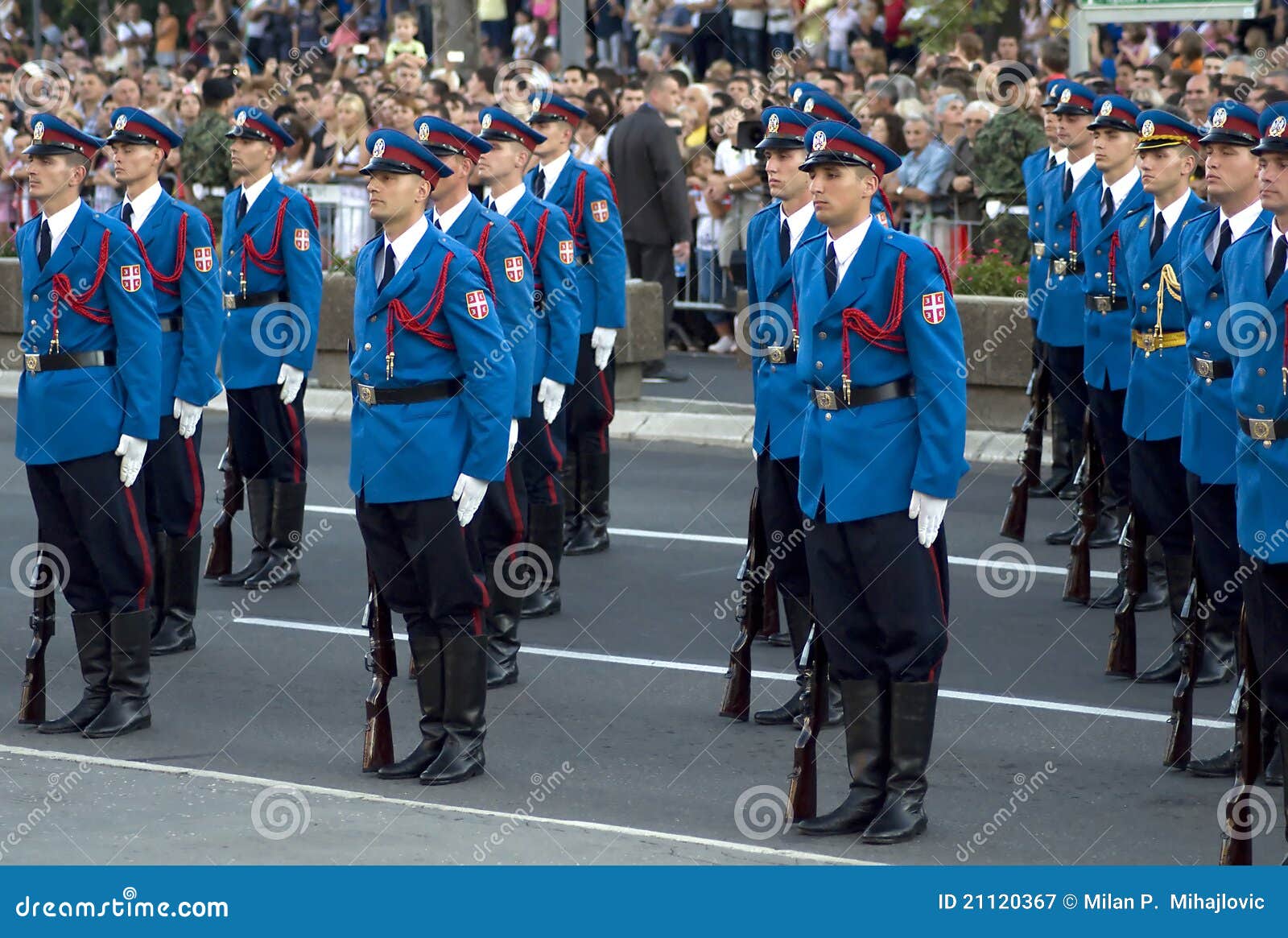 Serbian Army Guards Unit Exercise Editorial Photography - Image of ...