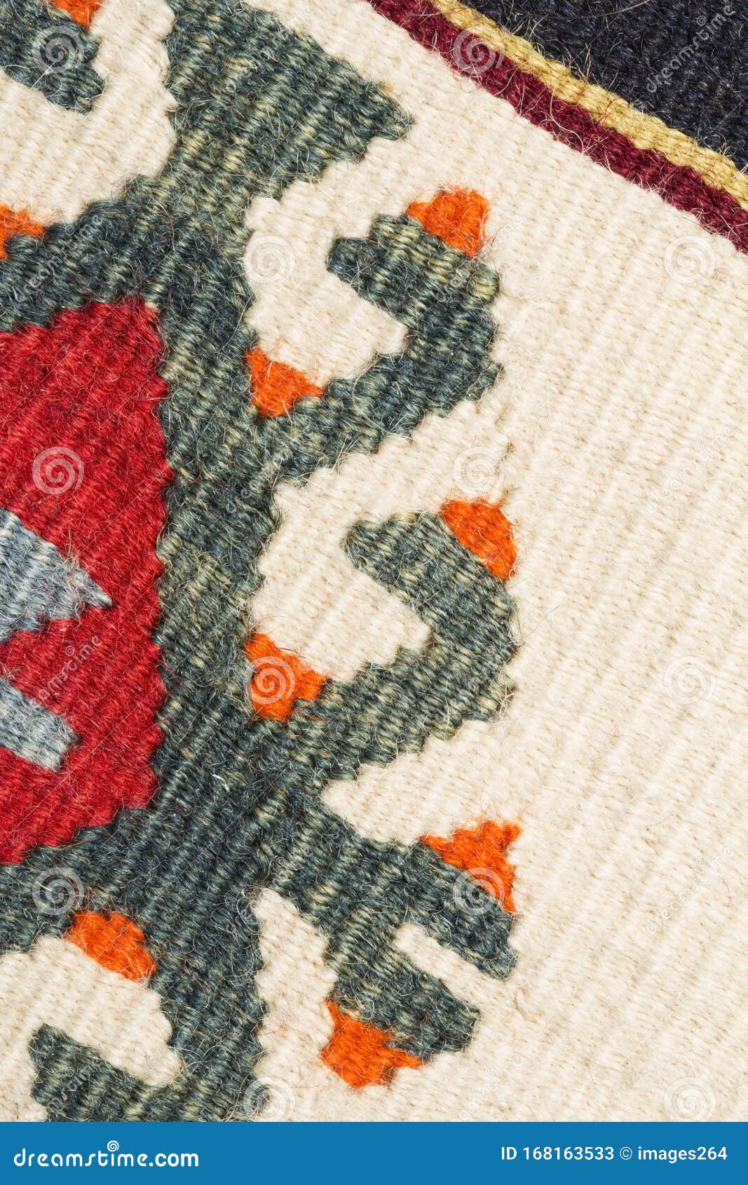 Serbian carpet stock image. Image of abstract, orient - 168163533