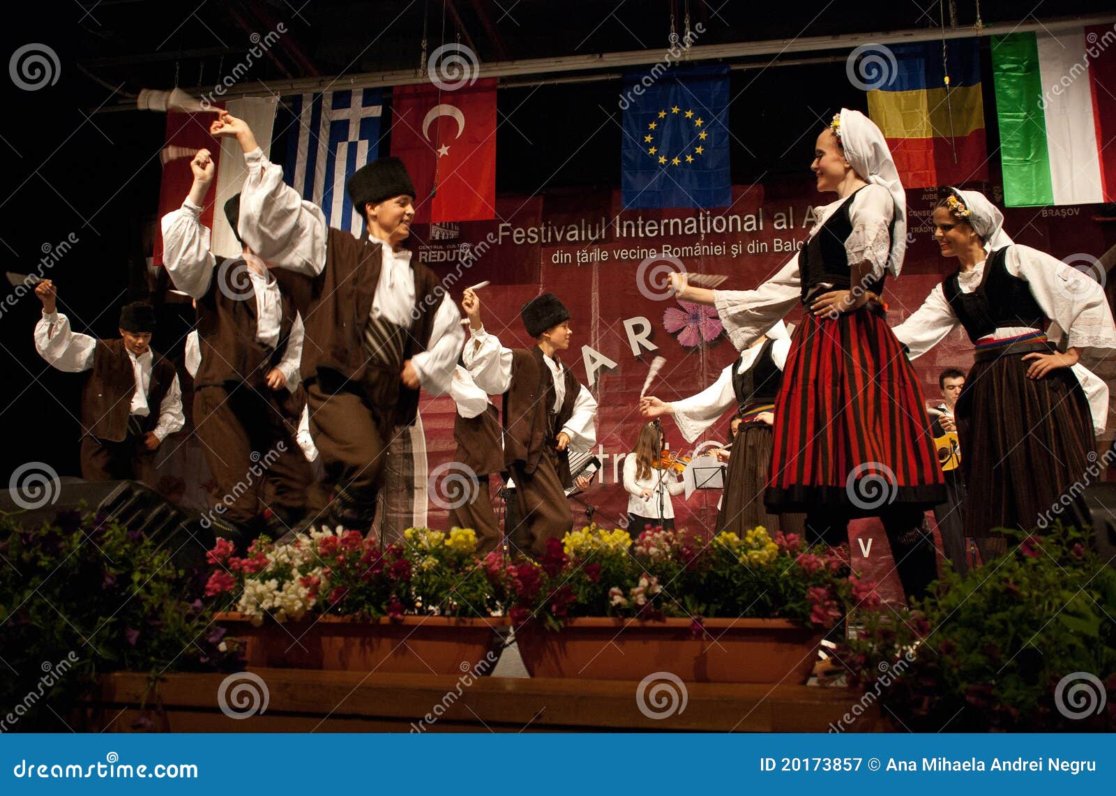 Serbian Folk Dancers at a Festival Editorial Photography - Image of ...