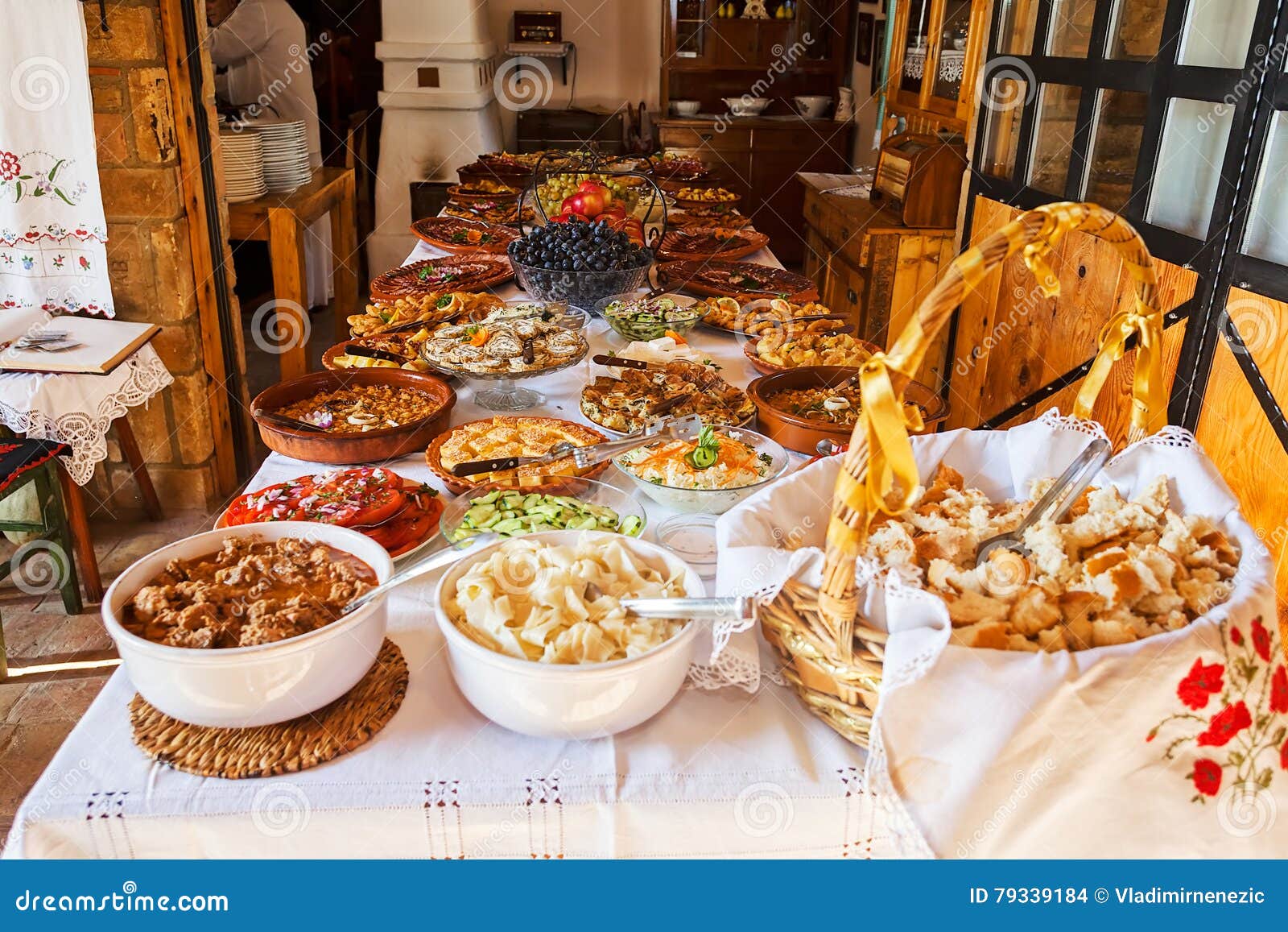 Serbian food stock photo. Image of serbian, grilled, dish - 79339184
