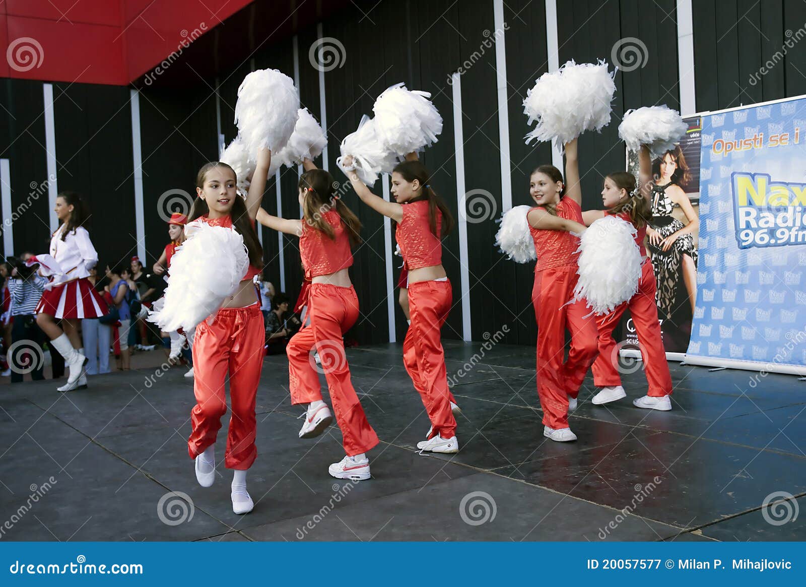 Serbian majorettes dance editorial photography. Image of majorette ...