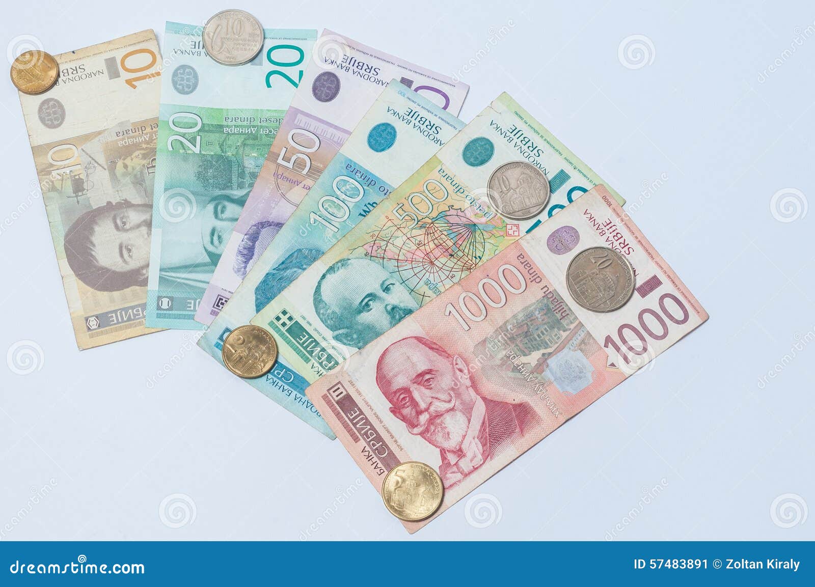 Serbian monetary stock image. Image of currency, bank - 57483891