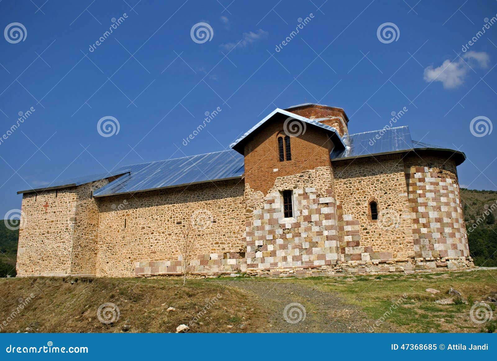 Serbian Orthodox Monastery, Banjska, Kosovo Stock Image - Image of ...