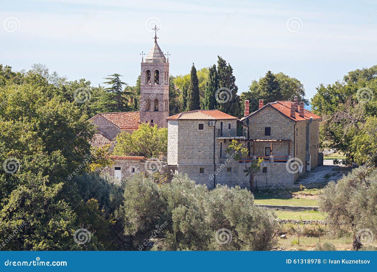 Serbian Orthodox Monastery of Rezevici Stock Photo - Image of beautiful ...