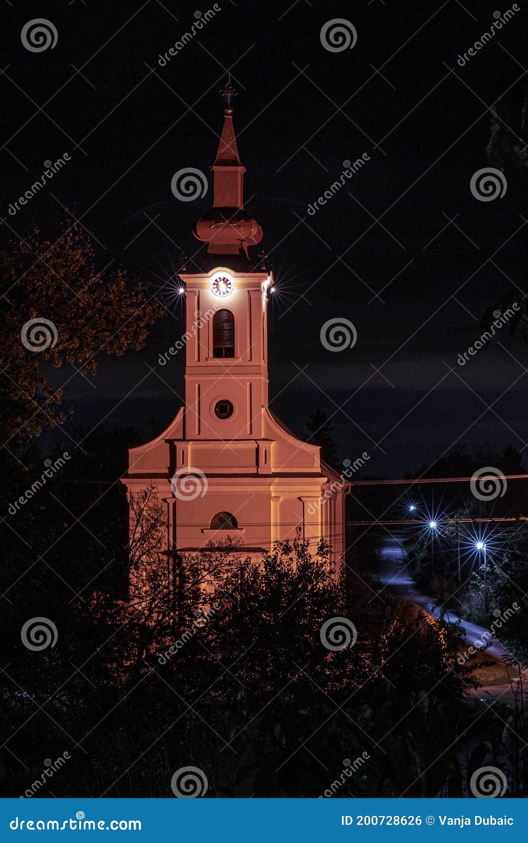 Serbian Ortodox Church in Pacir Stock Photo - Image of pacir, look ...